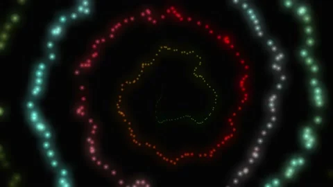 Particle spread in gradient color glow a... | Stock Video | Pond5