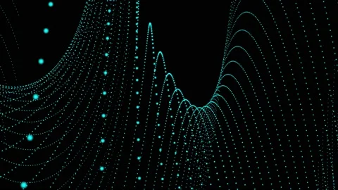 particle wave background animation. vd ... | Stock Video | Pond5