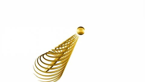 Particle wave object on a white backgrou... | Stock Video | Pond5