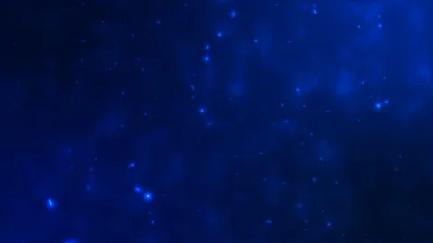 Particles Animation on Blue Background | Stock Video | Pond5