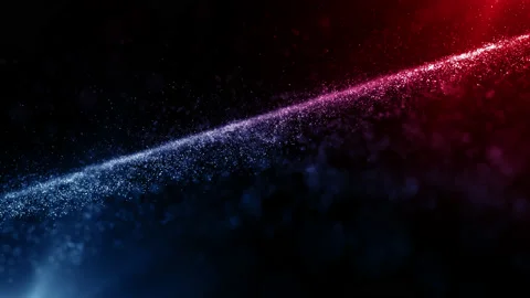Particles blue red event game trailer ti... | Stock Video | Pond5