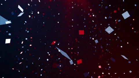 Particles blue red event game trailer ti... | Stock Video | Pond5