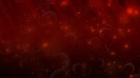 Particles On A Dark Red BG Loop | Stock Video | Pond5