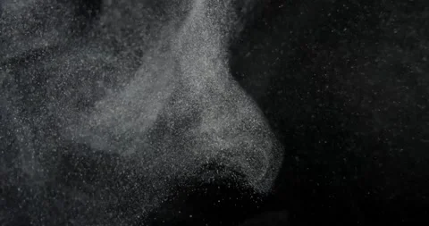 Particles of Dust, Flour, Debris, Flying... | Stock Video | Pond5