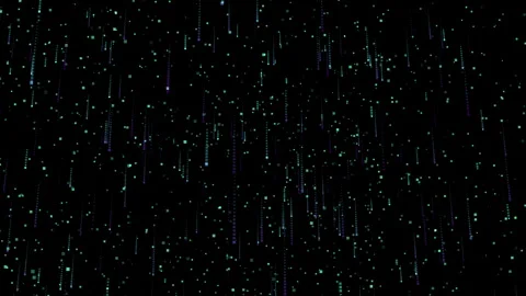 Particles Falling Down on black backgrou... | Stock Video | Pond5