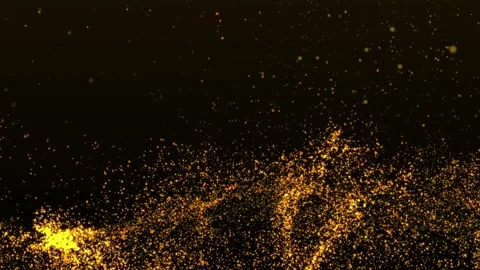 Particles Gold Background Loop | Stock Video | Pond5