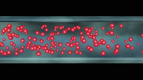 Particles moving through tube . 3d anima... | Stock Video | Pond5