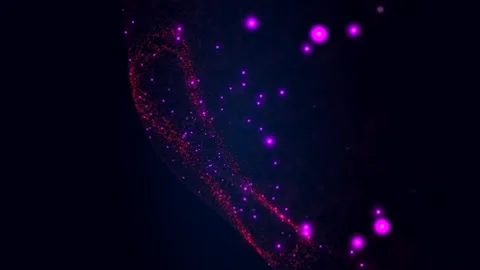 Particles From Side 2 Colors Loop Background AEP ~ After Effects #263869259