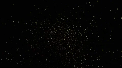 Particles spring up on a black backgroun... | Stock Video | Pond5