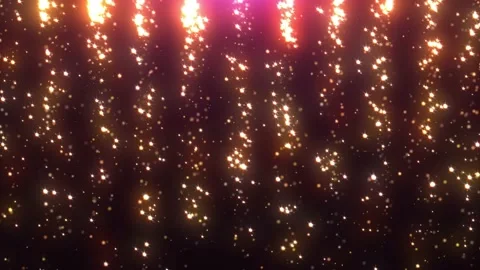 Particles Waterfall 4K Loop | Stock Video | Pond5