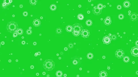 Particles Of White Snow, Visual Effect A... | Stock Video | Pond5