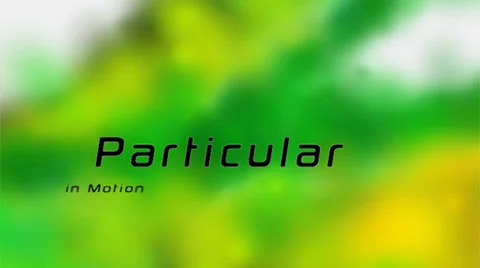 After Effects Template: Particular in Motion #34252378