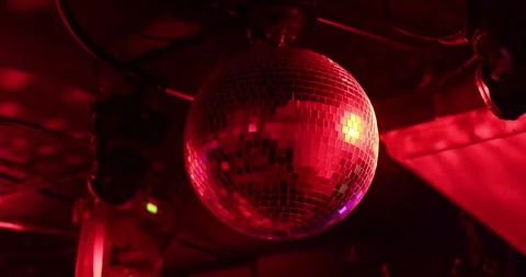 Party Disco ball light reflection backgr... | Stock Video | Pond5
