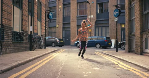 Party energy, dancing and woman in the c... | Stock Video | Pond5