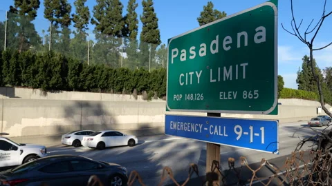 Pasadena Welcome Sign | Stock Video | Pond5