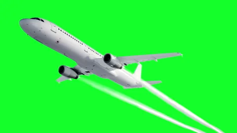 Passenger flying Plane animation. A cond... | Stock Video | Pond5