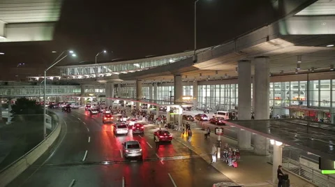 Passenger pick up area in front of Toron... | Stock Video | Pond5