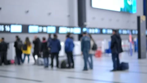 Check In Queue Stock Video Footage | Royalty Free Check In Queue Videos ...