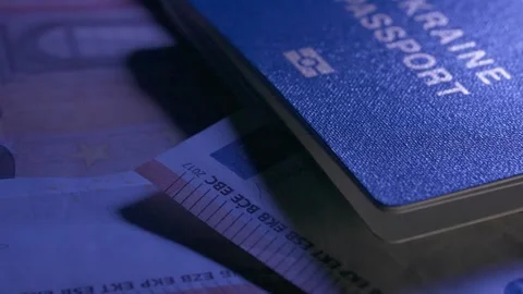 Passport and migration creative advertis... | Stock Video | Pond5
