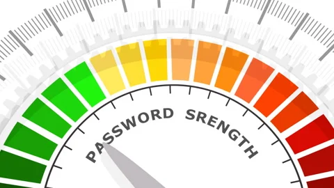 Password Strength Stock Video Footage | Royalty Free Password Strength ...
