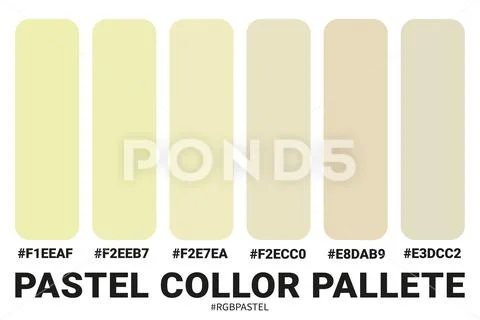 Pastel Color Palettes with Codes: Royalty Free #213853482