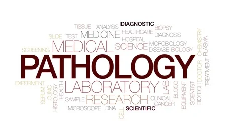 Pathology animated word cloud, text desi... | Stock Video | Pond5