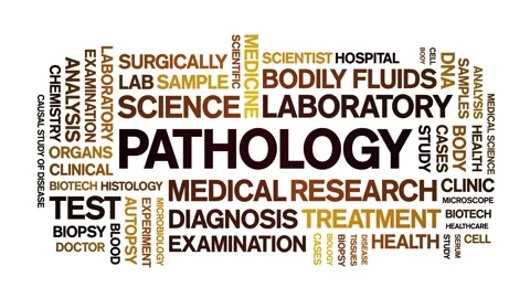 Pathology animated word cloud,animation ... | Stock Video | Pond5