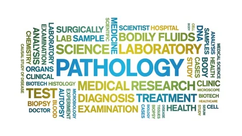 Pathology animated word cloud,animation ... | Stock Video | Pond5