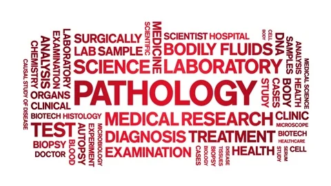 Pathology animated word cloud,animation ... | Stock Video | Pond5