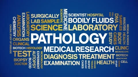 Pathology animated word cloud,animation ... | Stock Video | Pond5