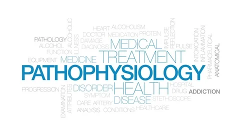 Pathophysiology animated word cloud, tex... | Stock Video | Pond5