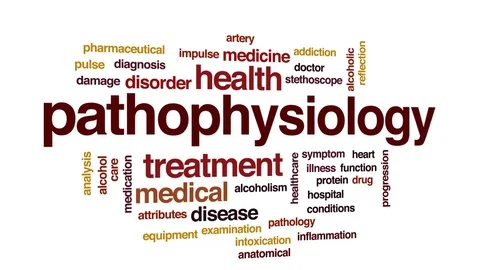 Pathophysiology animated word cloud, tex... | Stock Video | Pond5