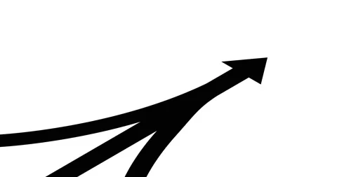 Pathway Arrows Animated On Isolated on V... | Stock Video | Pond5