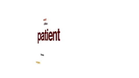 Patient animated word cloud, text design... | Stock Video | Pond5