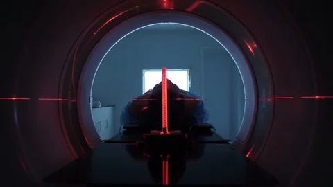 A Patient Moving Into Mri CT Scan Machin... | Stock Video | Pond5