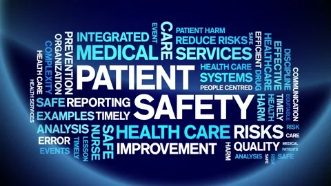 Patient Safety animated word cloud,anima... | Stock Video | Pond5