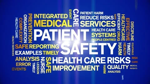 Patient Safety animated word cloud,anima... | Stock Video | Pond5