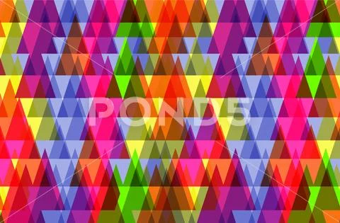 Pattern of geometric shapes.Texture with flow of spectrum effect ...