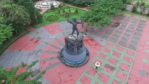 Pattimura Statue at Merdeka Square, Ambo... | Stock Video | Pond5
