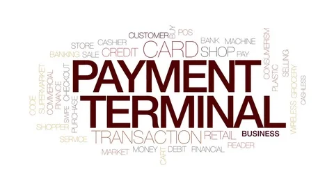 Payment terminal animated word cloud, te... | Stock Video | Pond5