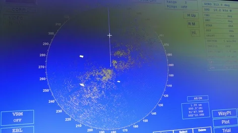 PC display functioning as snappy radar w... | Stock Video | Pond5