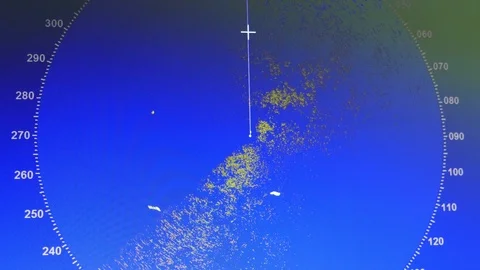 PC monitor working as smart radar with d... | Stock Video | Pond5