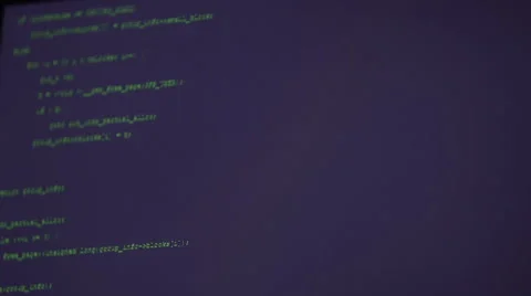 PC screen with programming code, access ... | Stock Video | Pond5