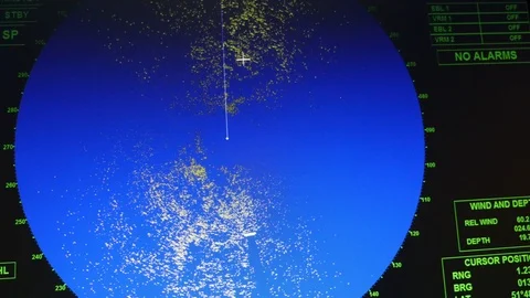 PC screen working as modern radar with s... | Stock Video | Pond5