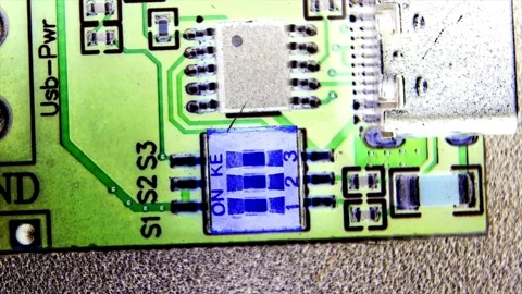 PCB X-Ray Under The Microscope | Stock Video | Pond5