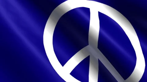 Peace Flag Stock Footage ~ Royalty Free Stock Videos | Pond5
