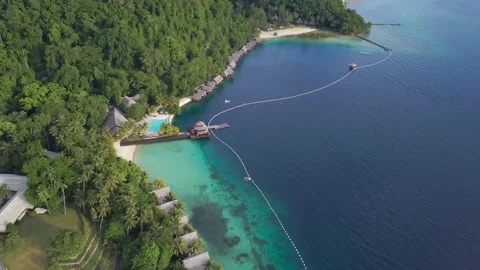 Pearl Farm View From Above Samal island | Stock Video | Pond5