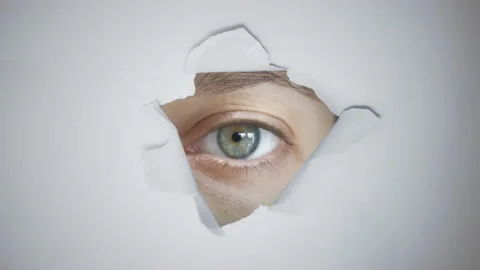 Voyeur Peeping Hole Stock Footage ~ Royalty Free Stock Videos | Pond5