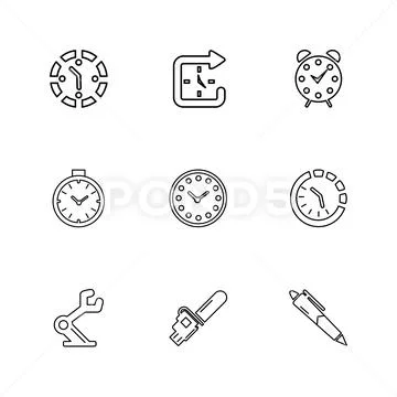 Pen , education , saw , cutter , Watch , time , clock , alaram , day ...