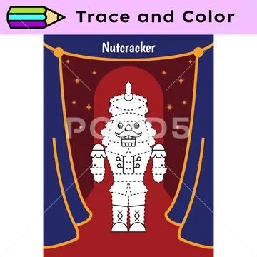 Pen tracing lines activity worksheet for children. Pencil control for ...